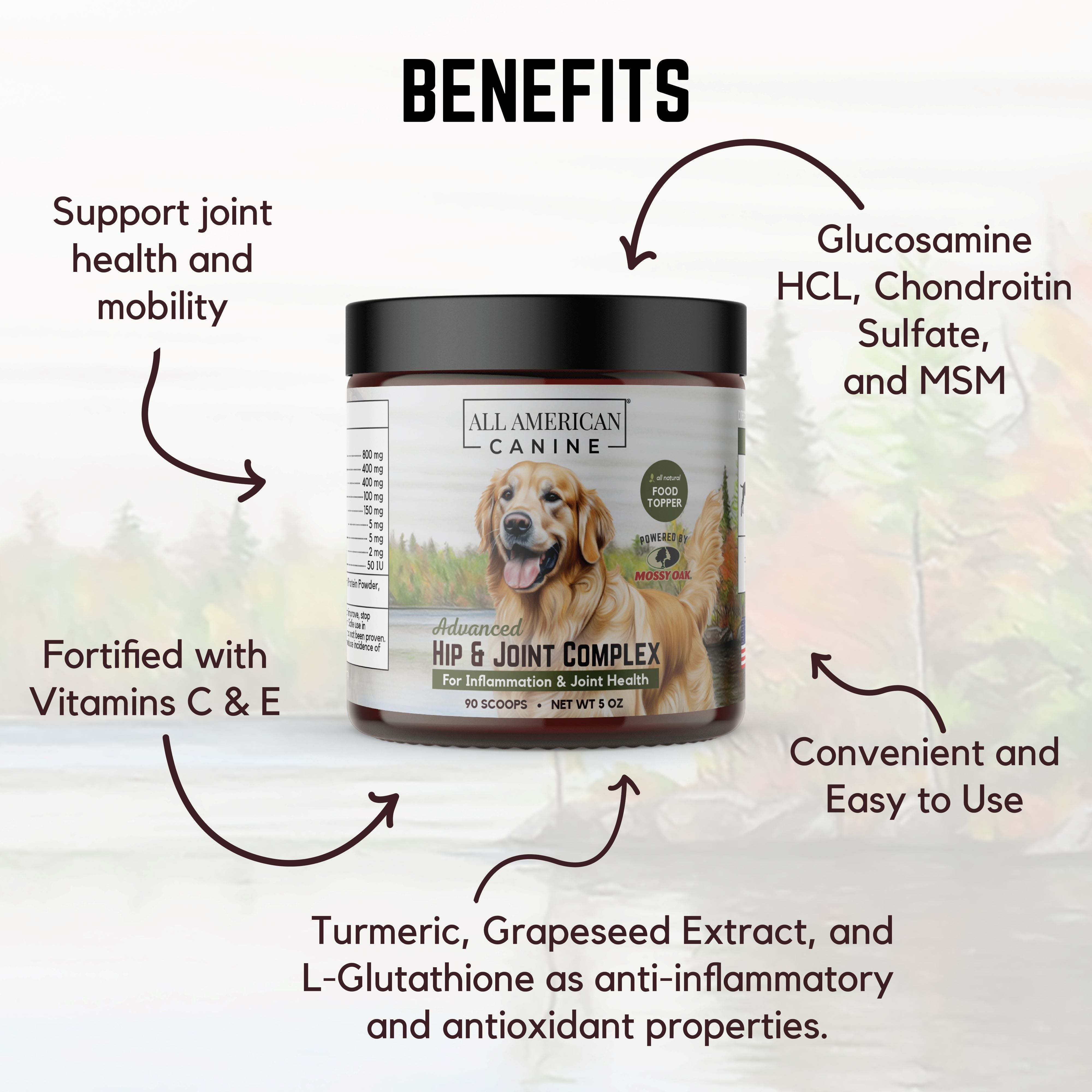 Hip & Joint Complex – All American Canine